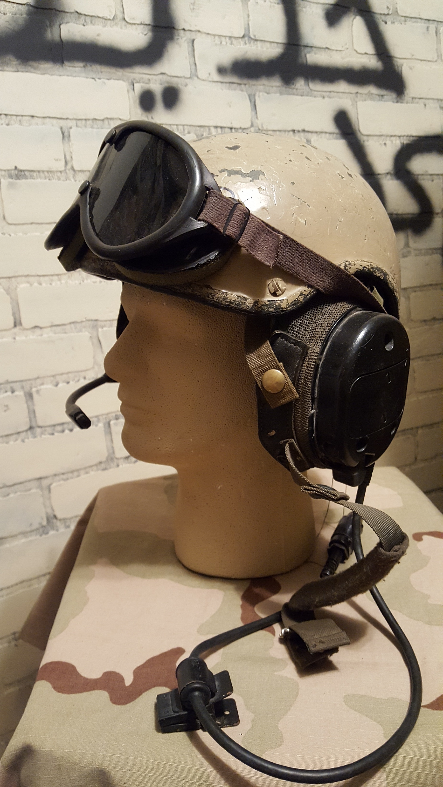 Combat Vehicle Crewman helmet | GWOT museum